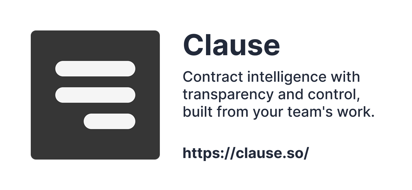 Clause | Legal Intelligence for Business Users