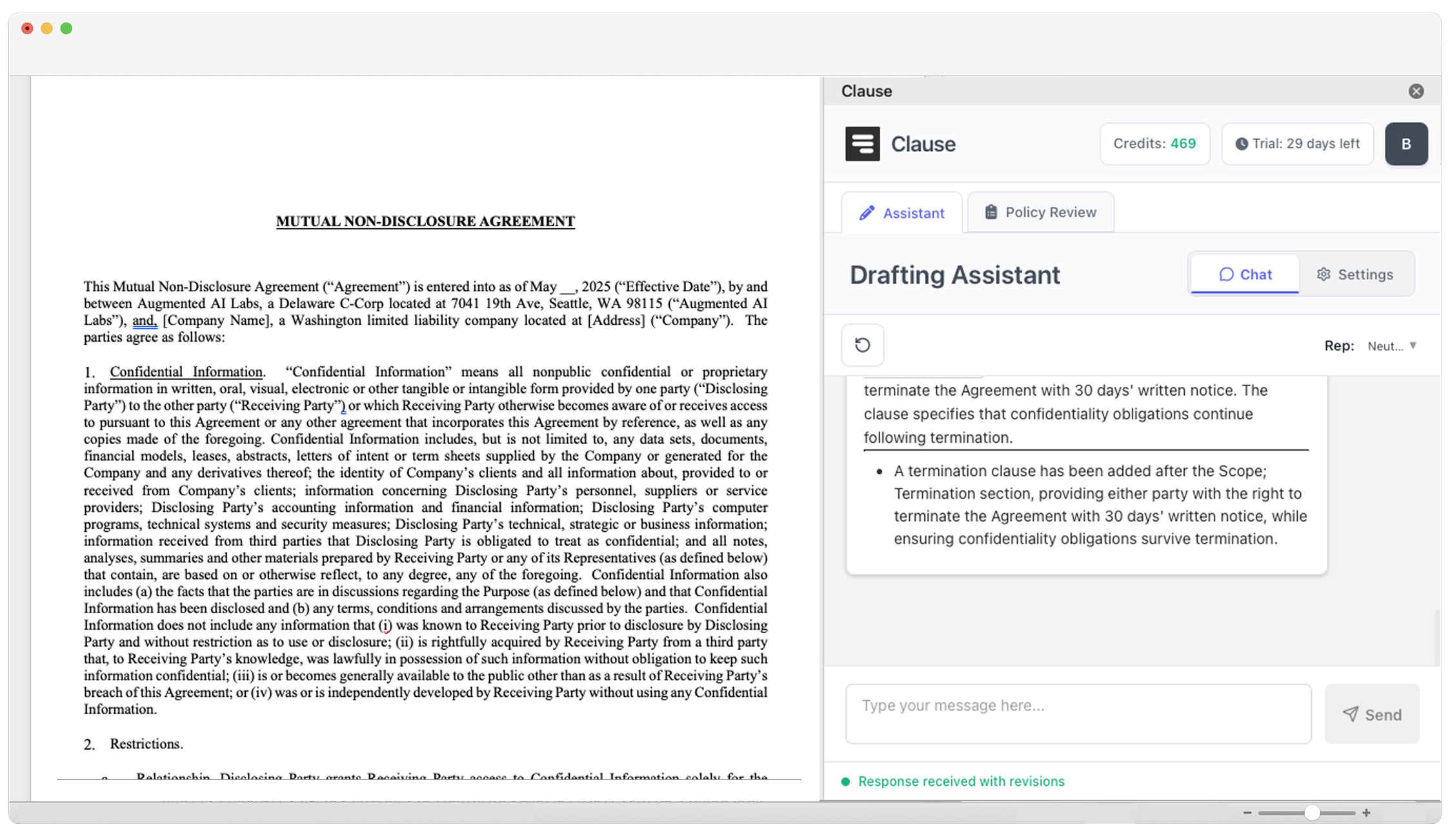 Clause | Legal Intelligence for Business Users
